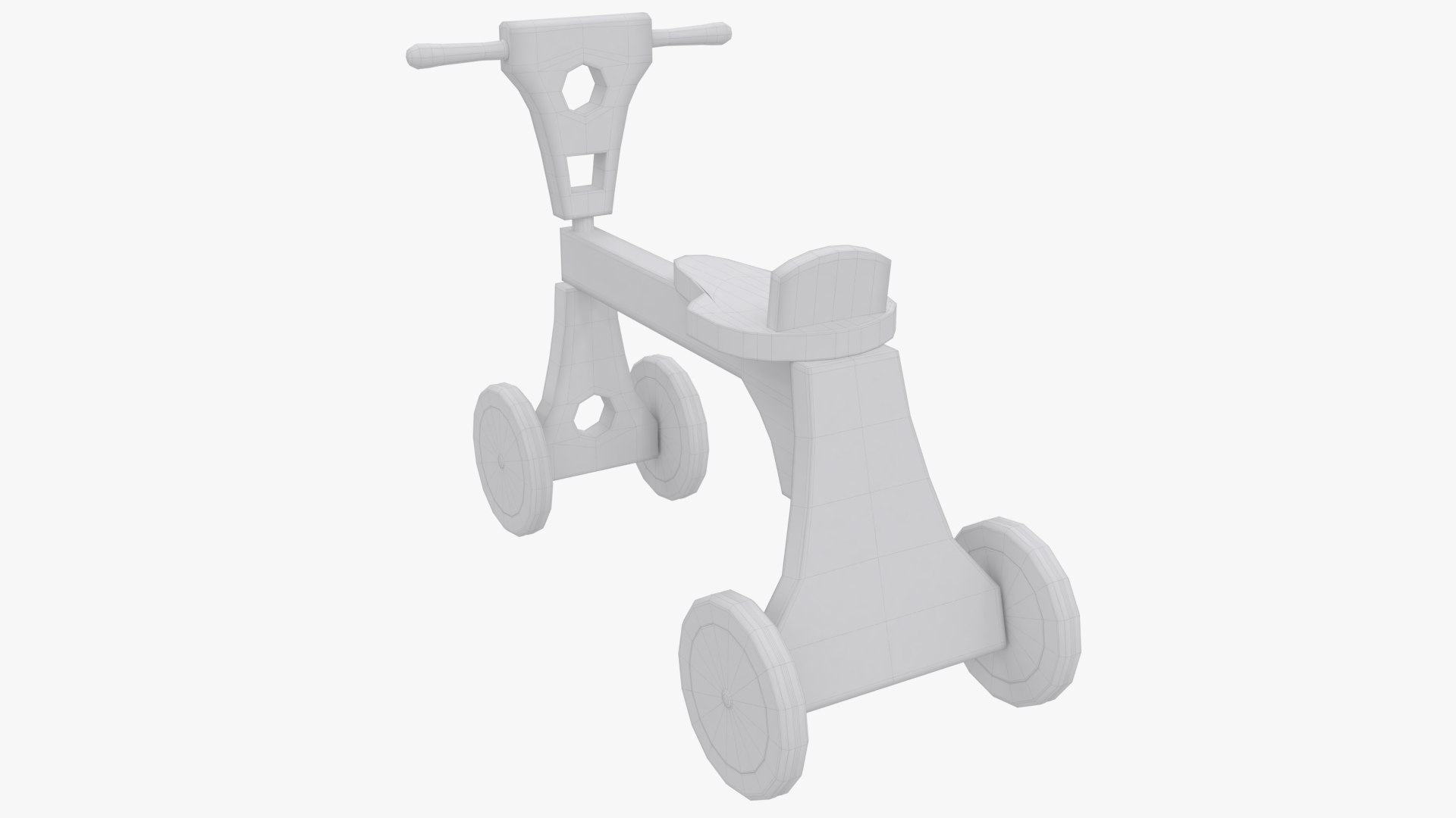 Wooden Push Bike 3D Model - TurboSquid 1815171