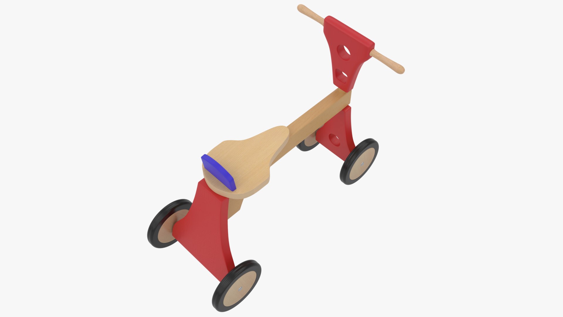 Wooden Push Bike 3D Model - TurboSquid 1815171
