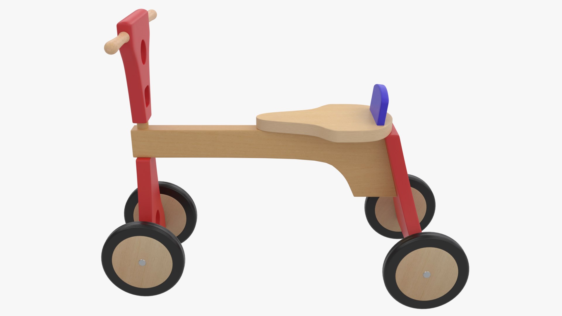 Wooden Push Bike 3D Model - TurboSquid 1815171