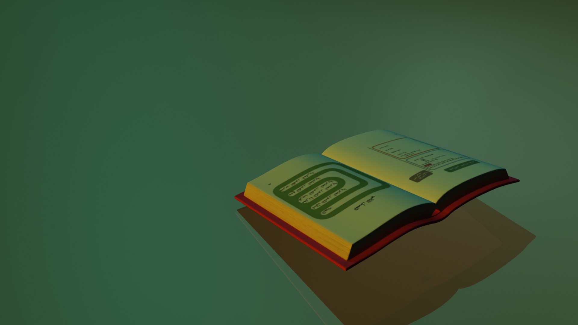 3d Book Model