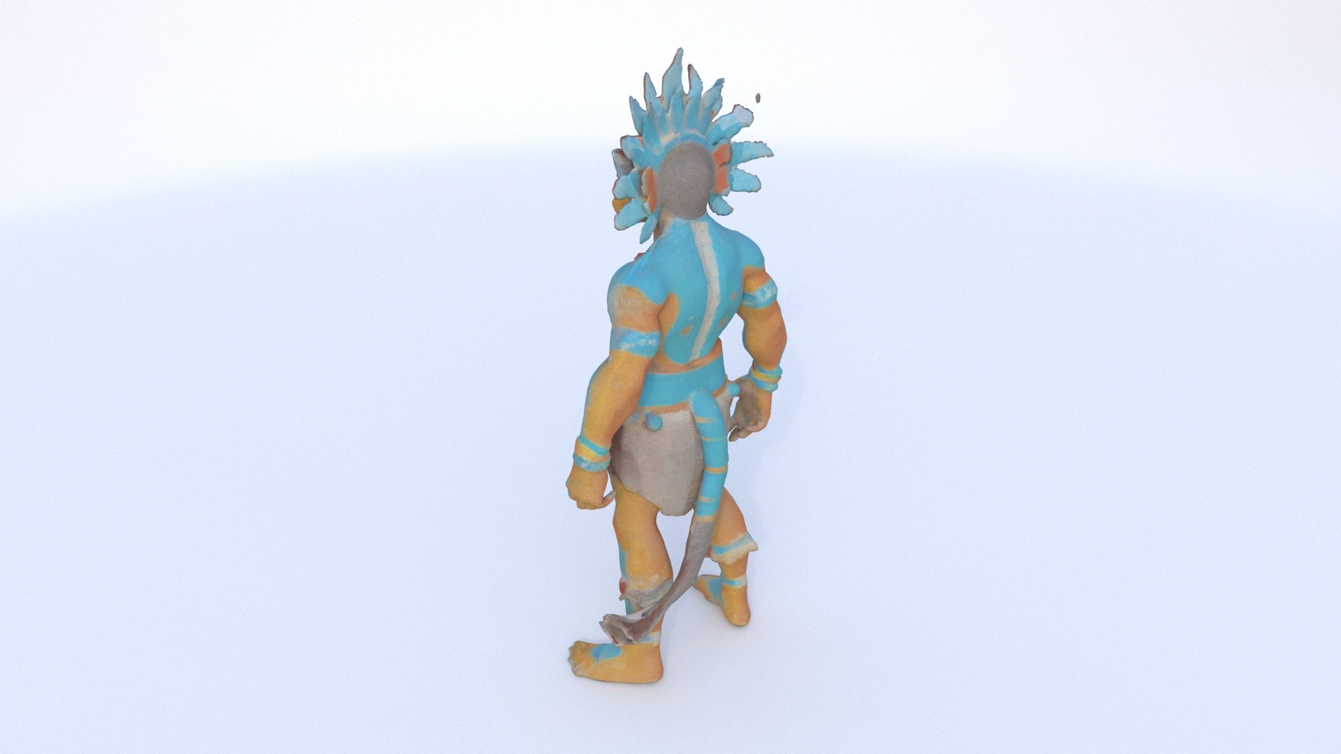 3D Aztec Character B - TurboSquid 2328529