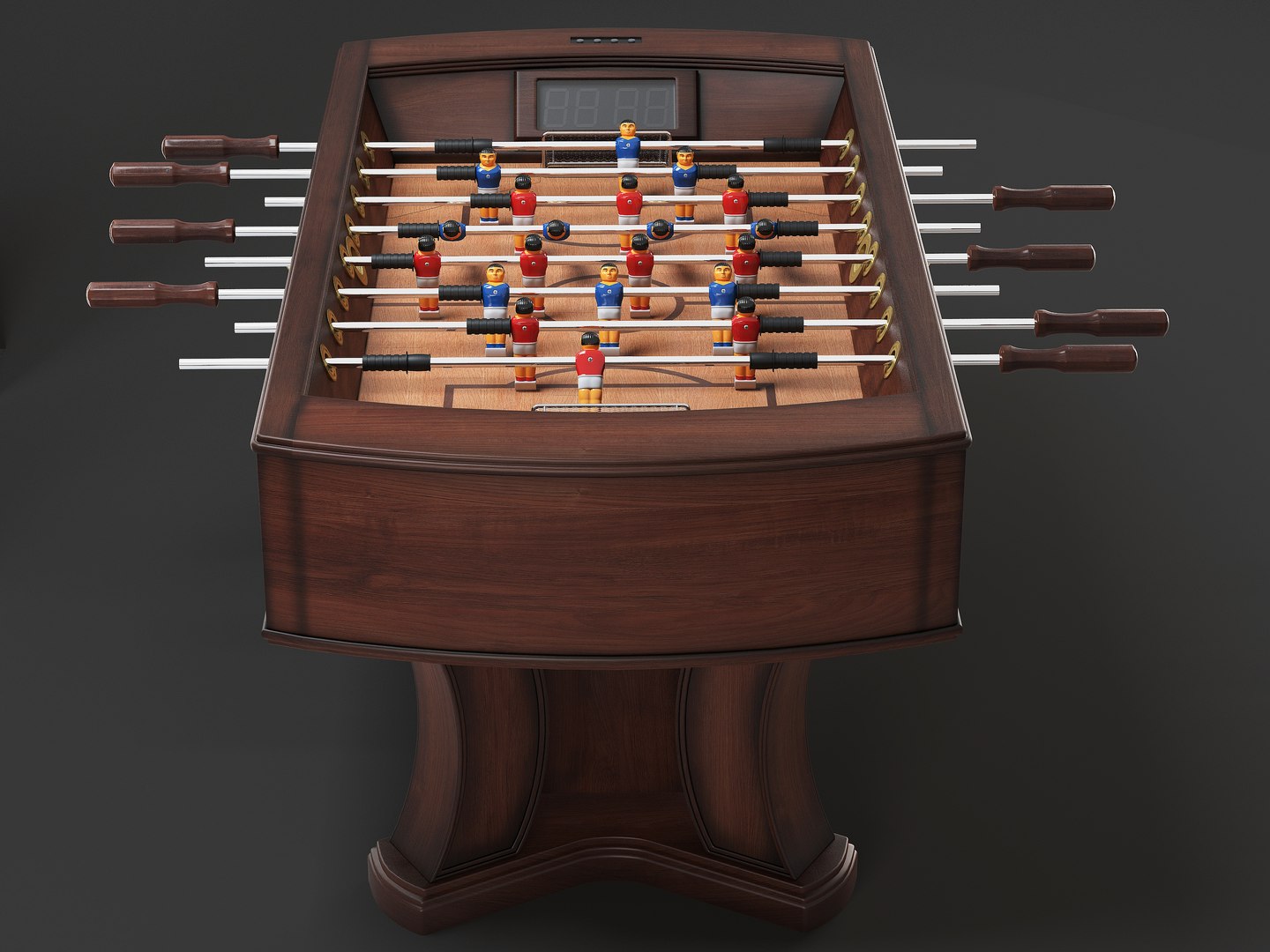 3D Foosball Modelled Model - TurboSquid 1216524