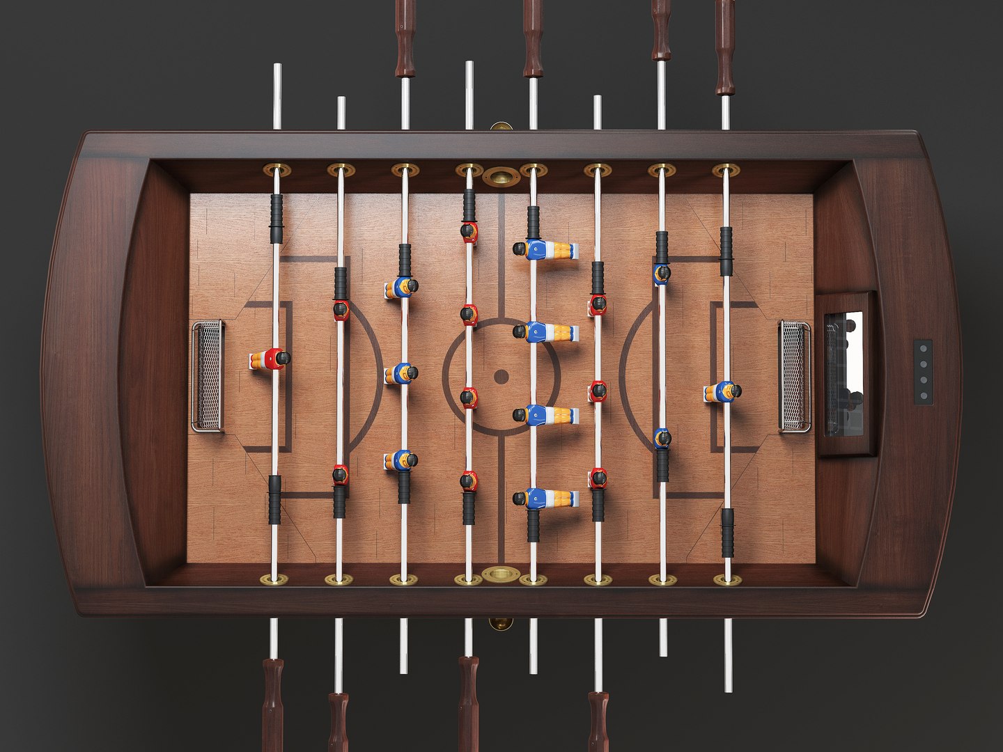 3D Foosball Modelled Model - TurboSquid 1216524