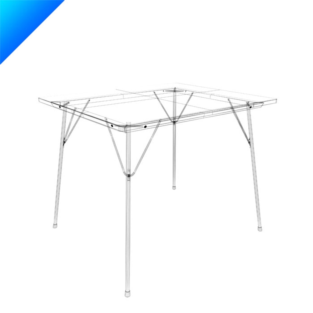 3ds Max Eames Folding Table