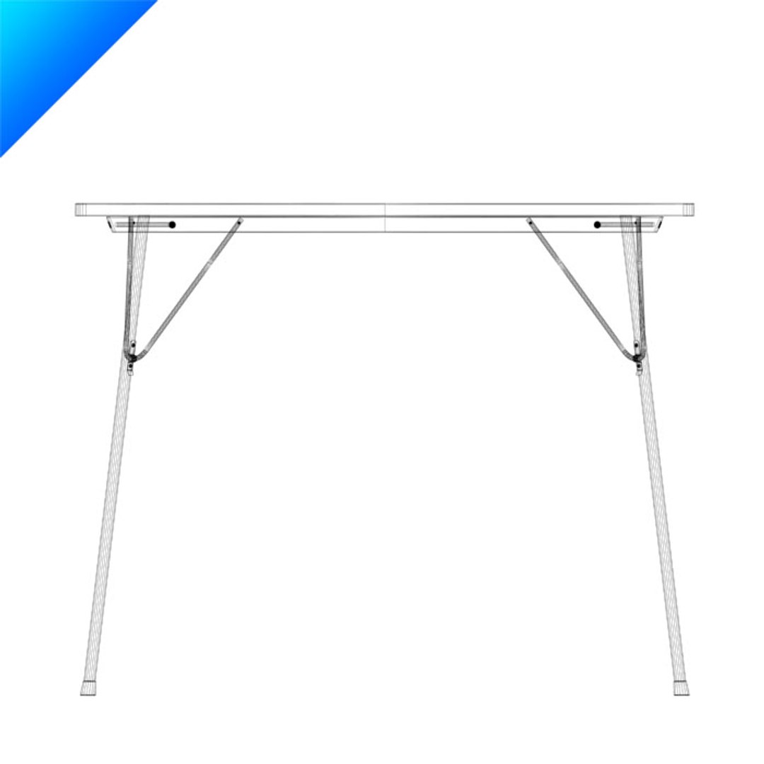 3ds Max Eames Folding Table