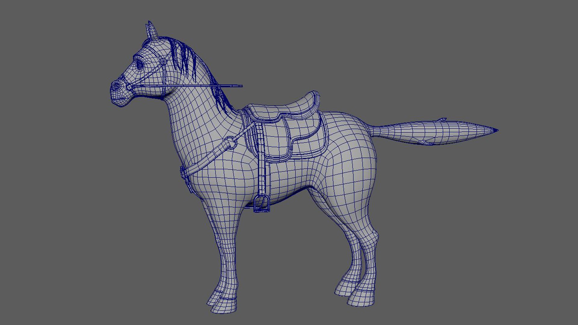 Cartoon Horse Model - TurboSquid 1807464