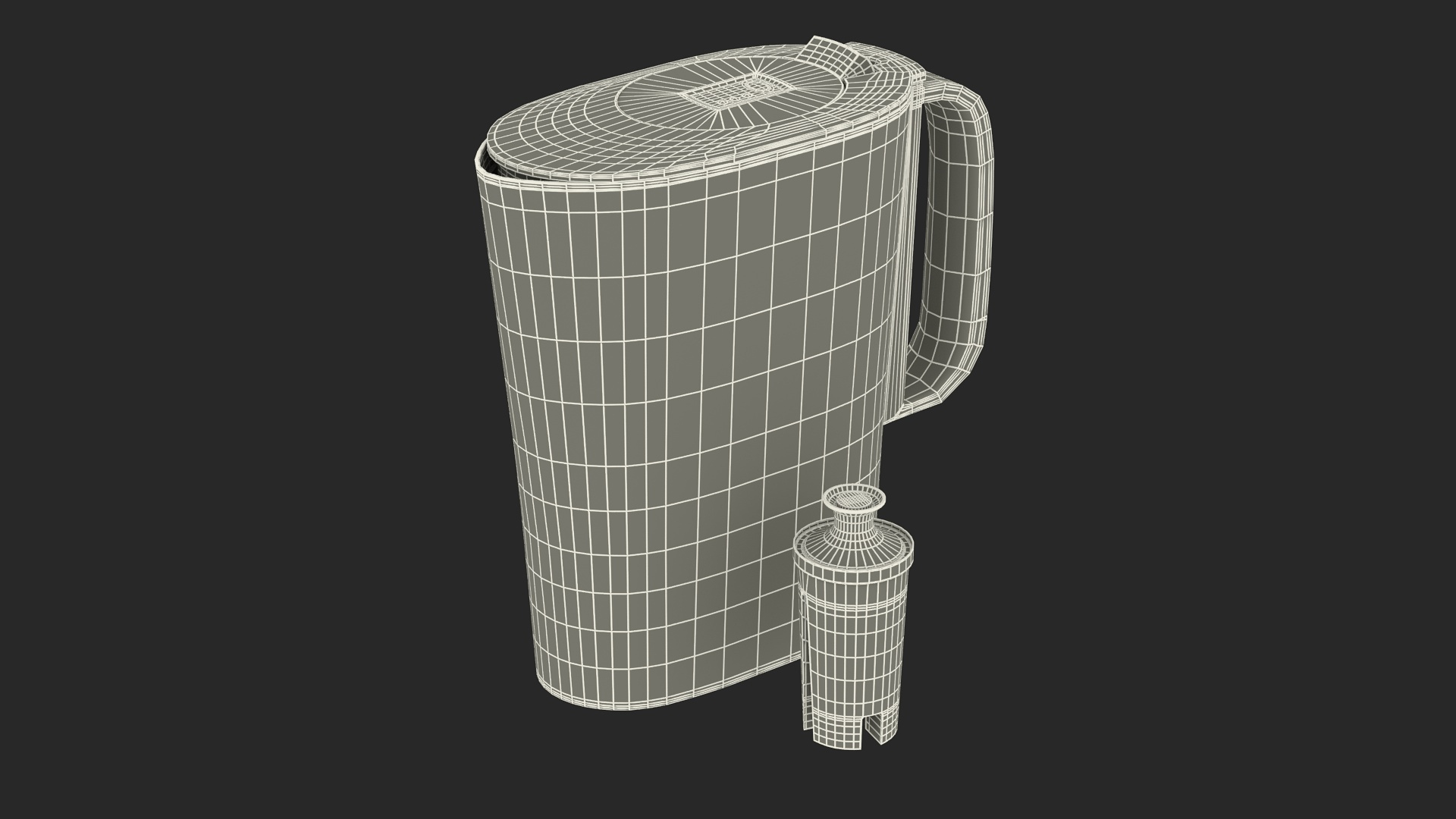 Brita Red Water Pitcher With Filter 3D - TurboSquid 1967924