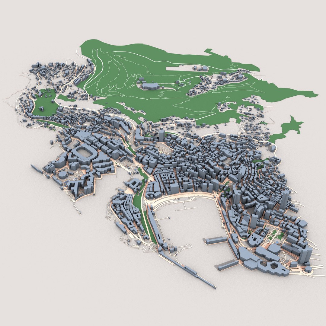 3D Cityscape Monte Carlo Monaco - TurboSquid 2295618
