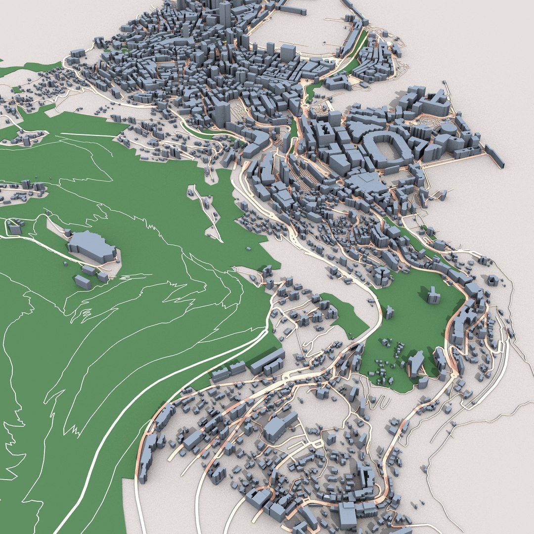 3D Cityscape Monte Carlo Monaco - TurboSquid 2295618