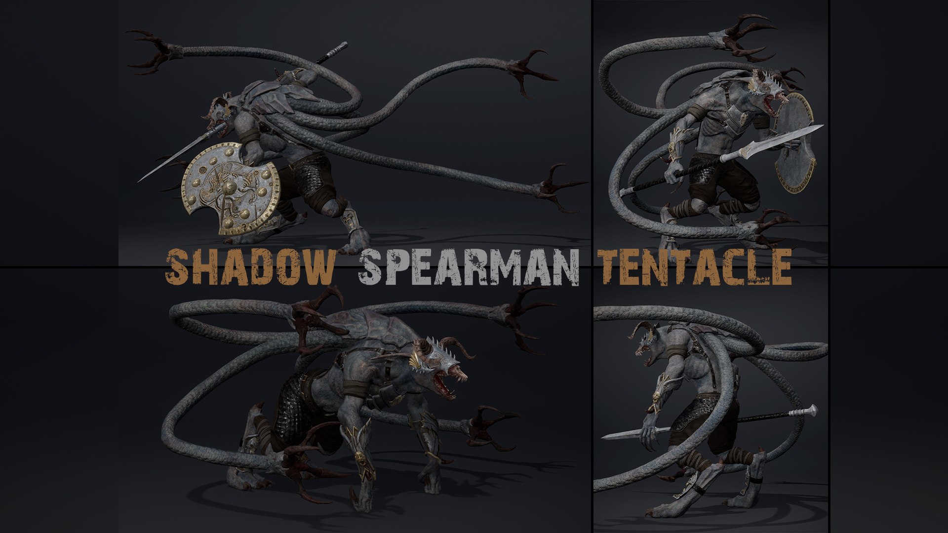3D Shadow Spearman Tentacle - TurboSquid 2321077