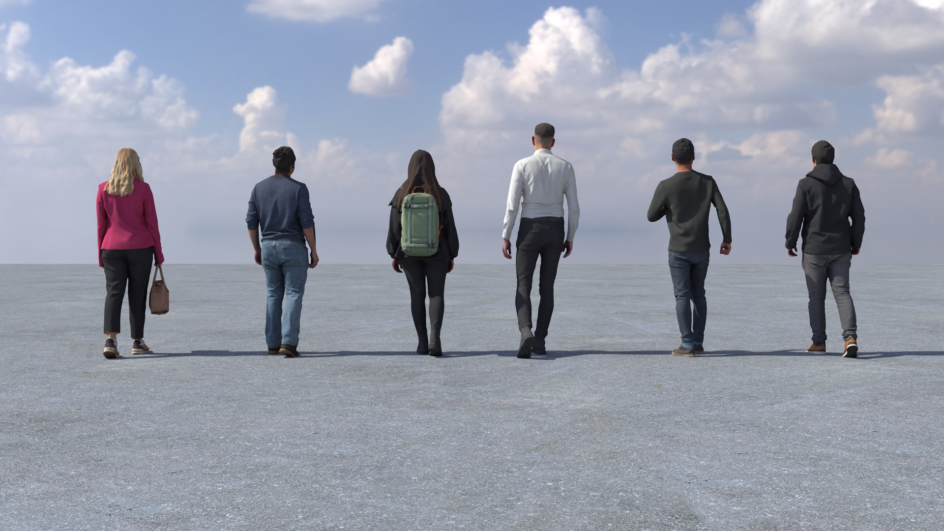 Lot of People 6 3D - TurboSquid 2165503