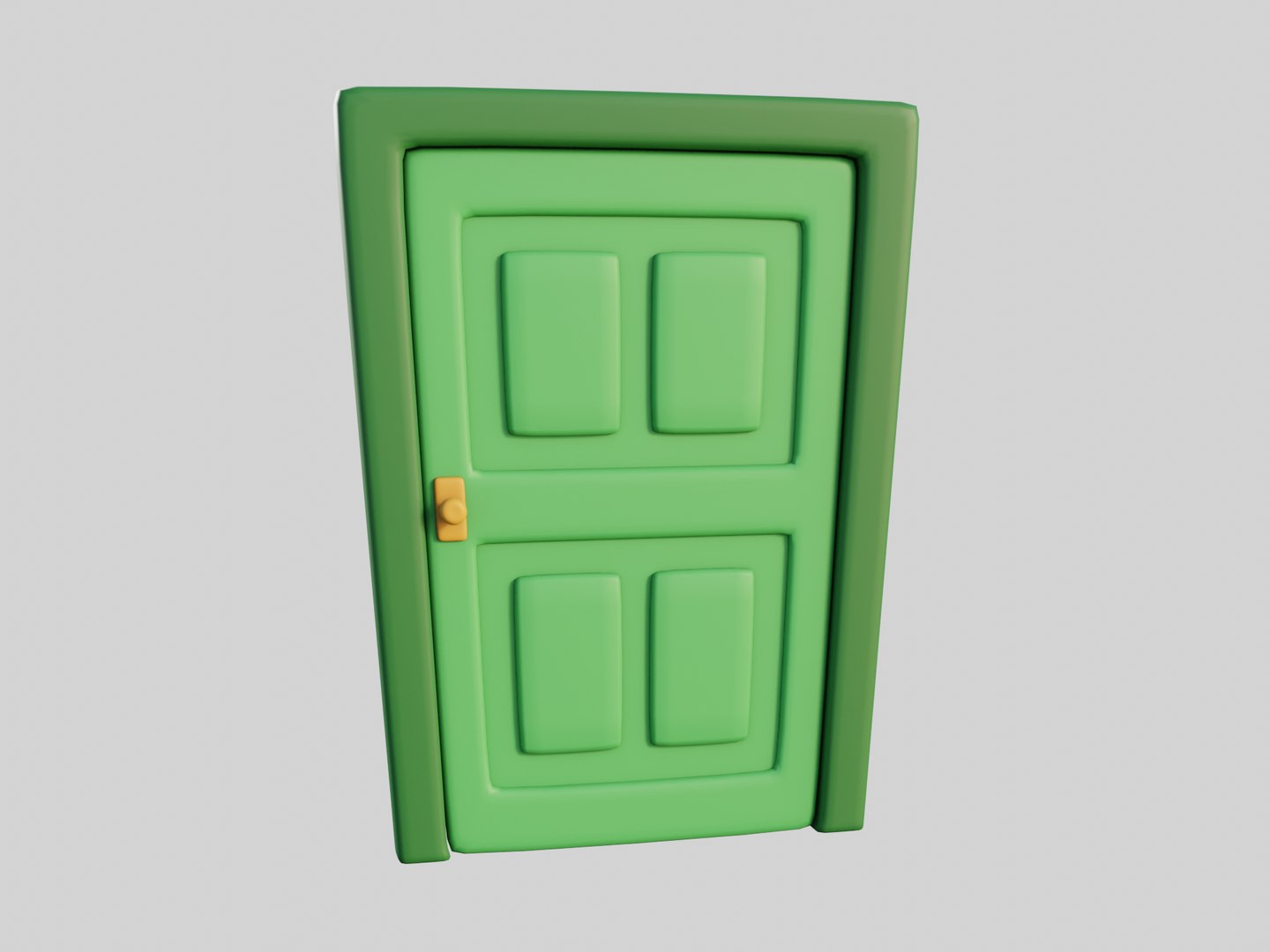 3D Cartoon Door 4b model - TurboSquid 1913412