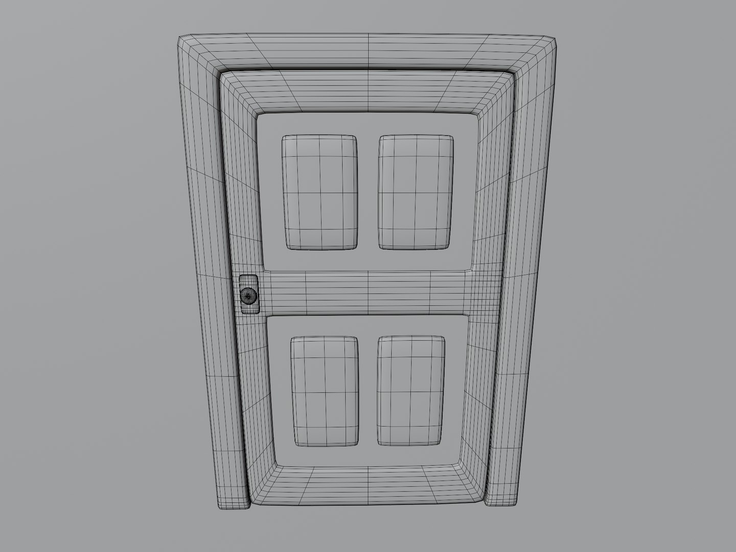 3D Cartoon Door 4b model - TurboSquid 1913412