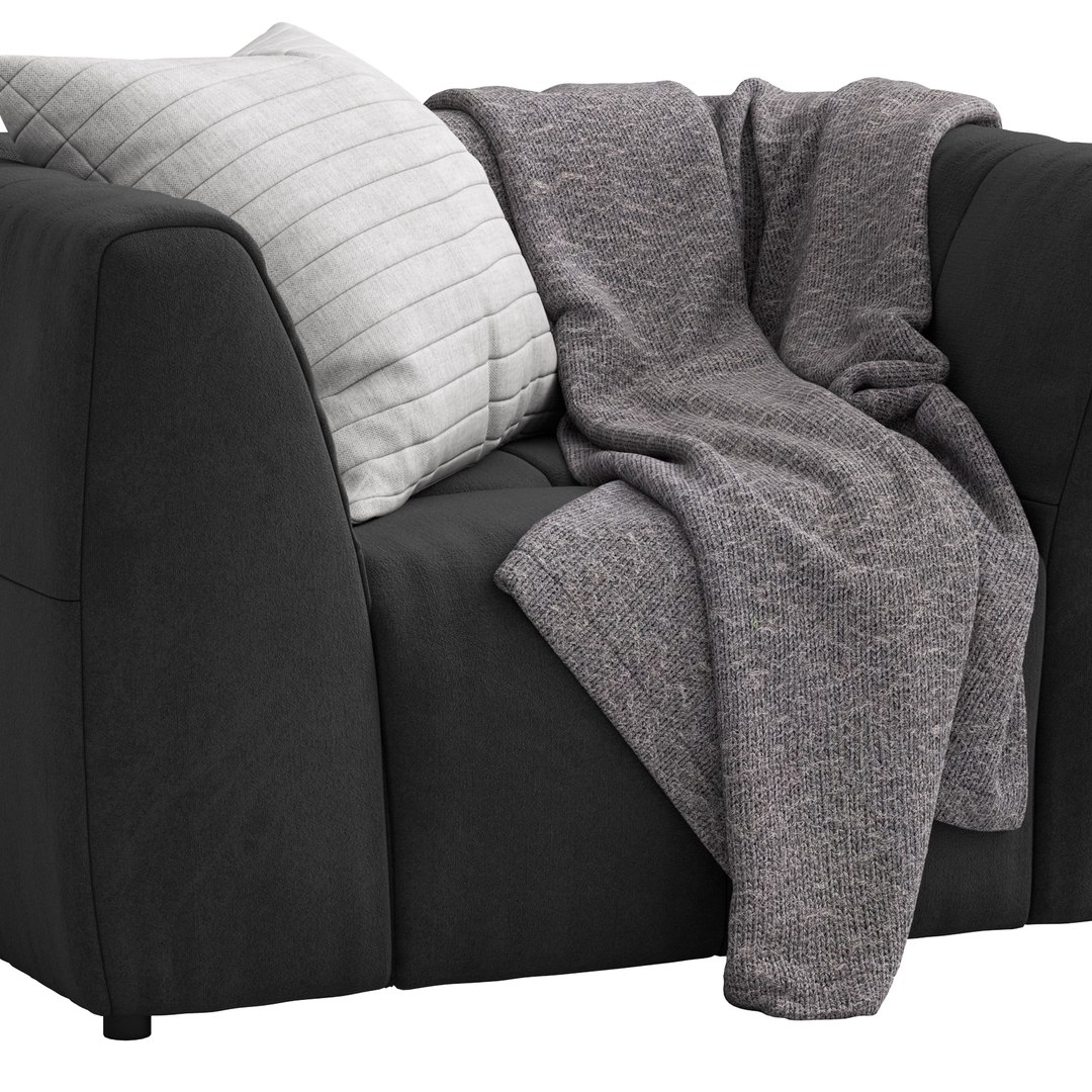 Globewest Sidney Slouch Sofa4 3D model - TurboSquid 2166024