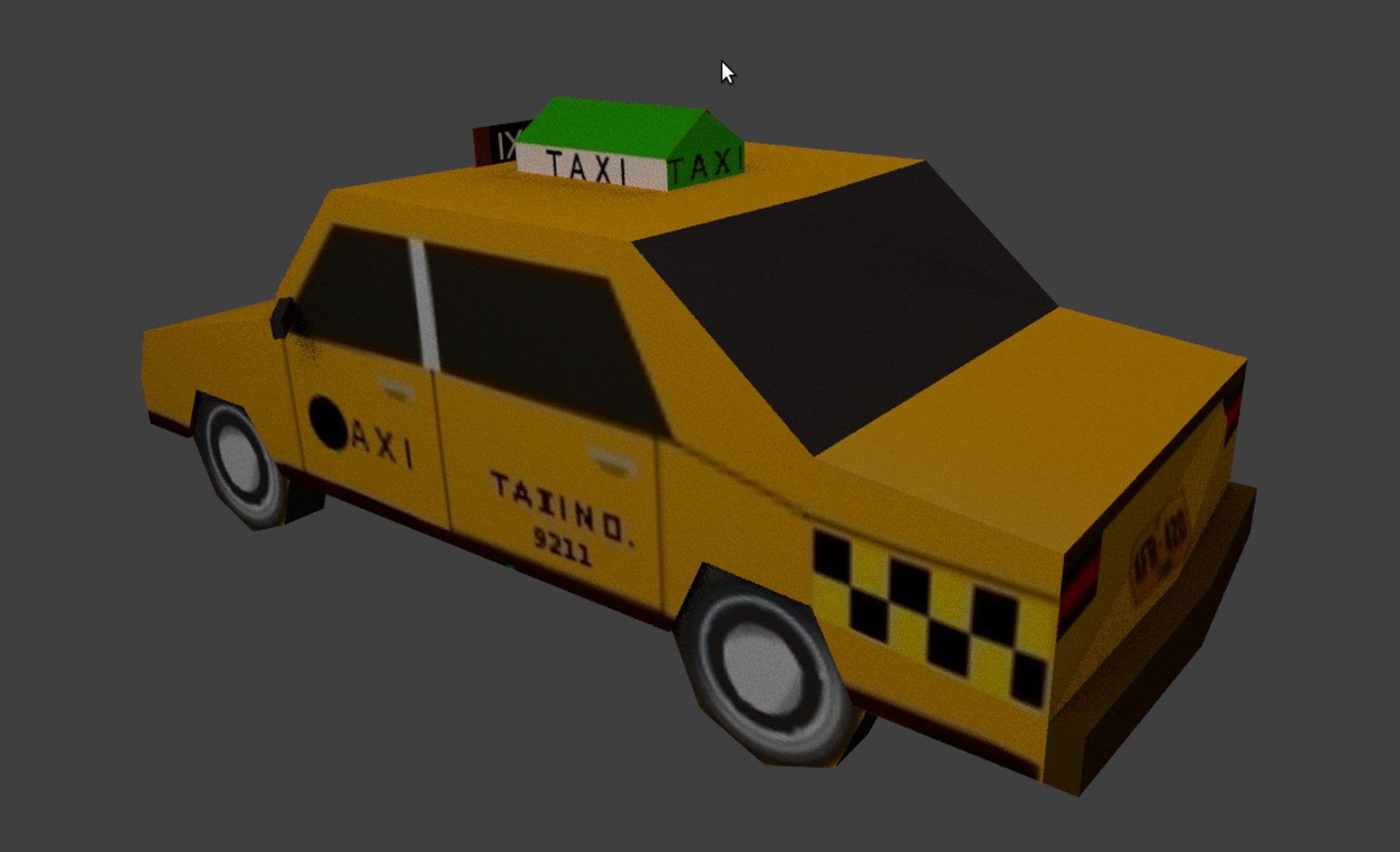 3d Model Car Gaming