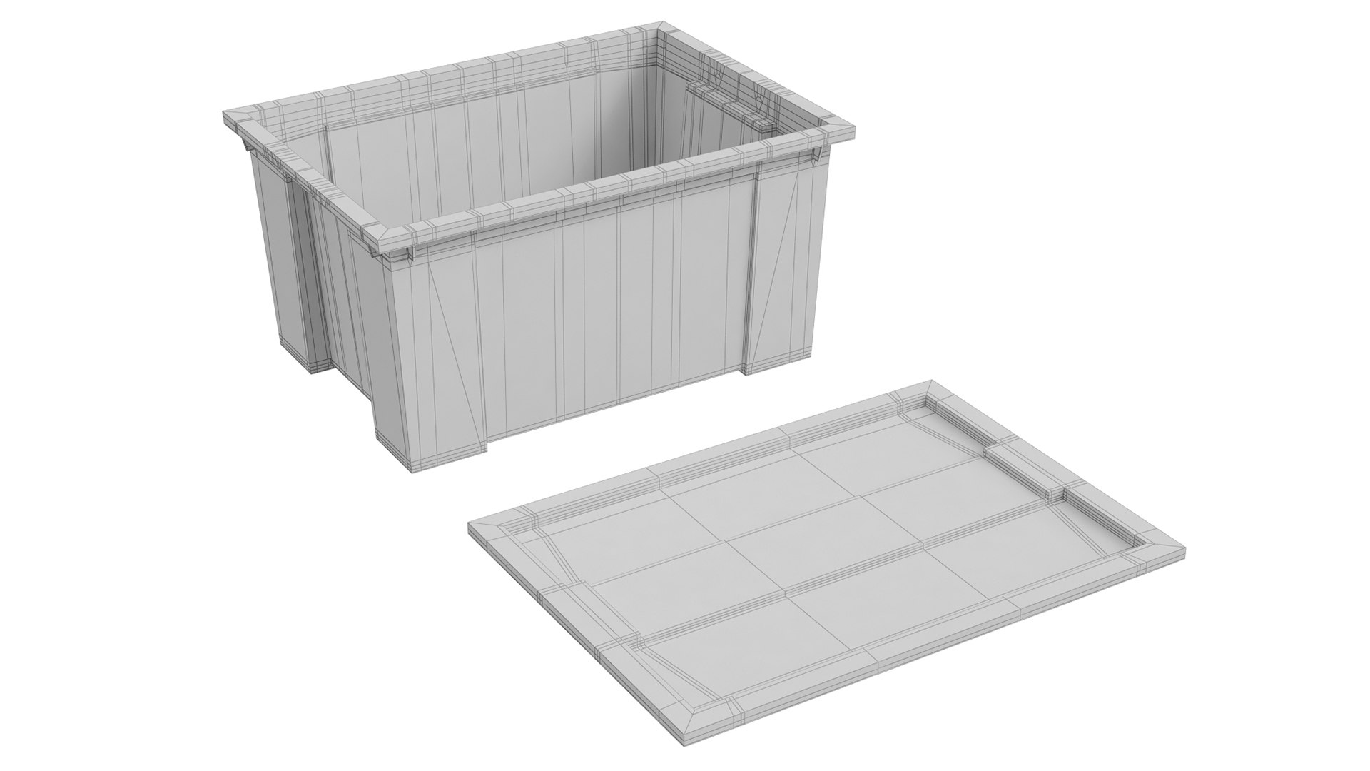Samla Box Ikea Plastic Clear 3D Model - TurboSquid 1795139