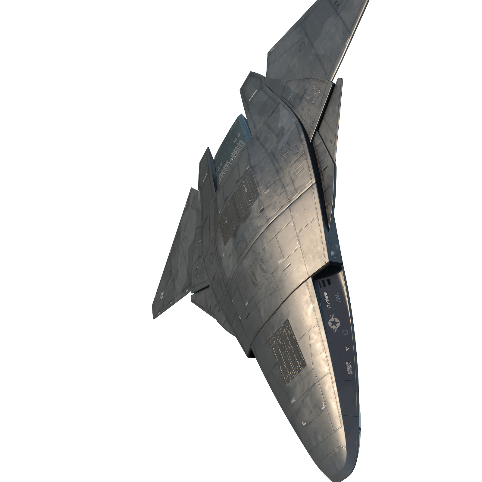 3D fighter futuristic - TurboSquid 1403746