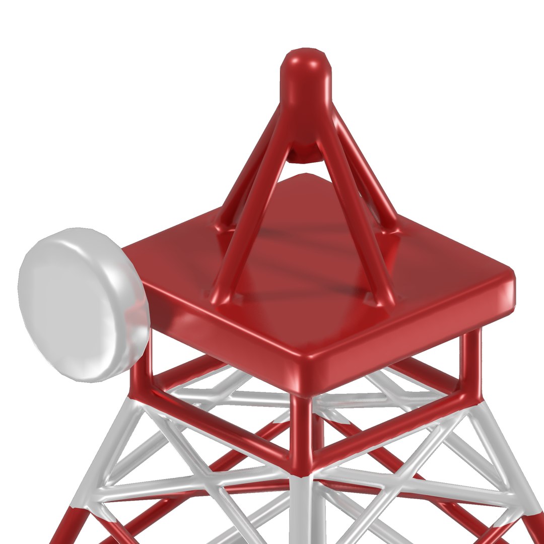 Telecom Mobile Tower 3D Model - TurboSquid 2131196