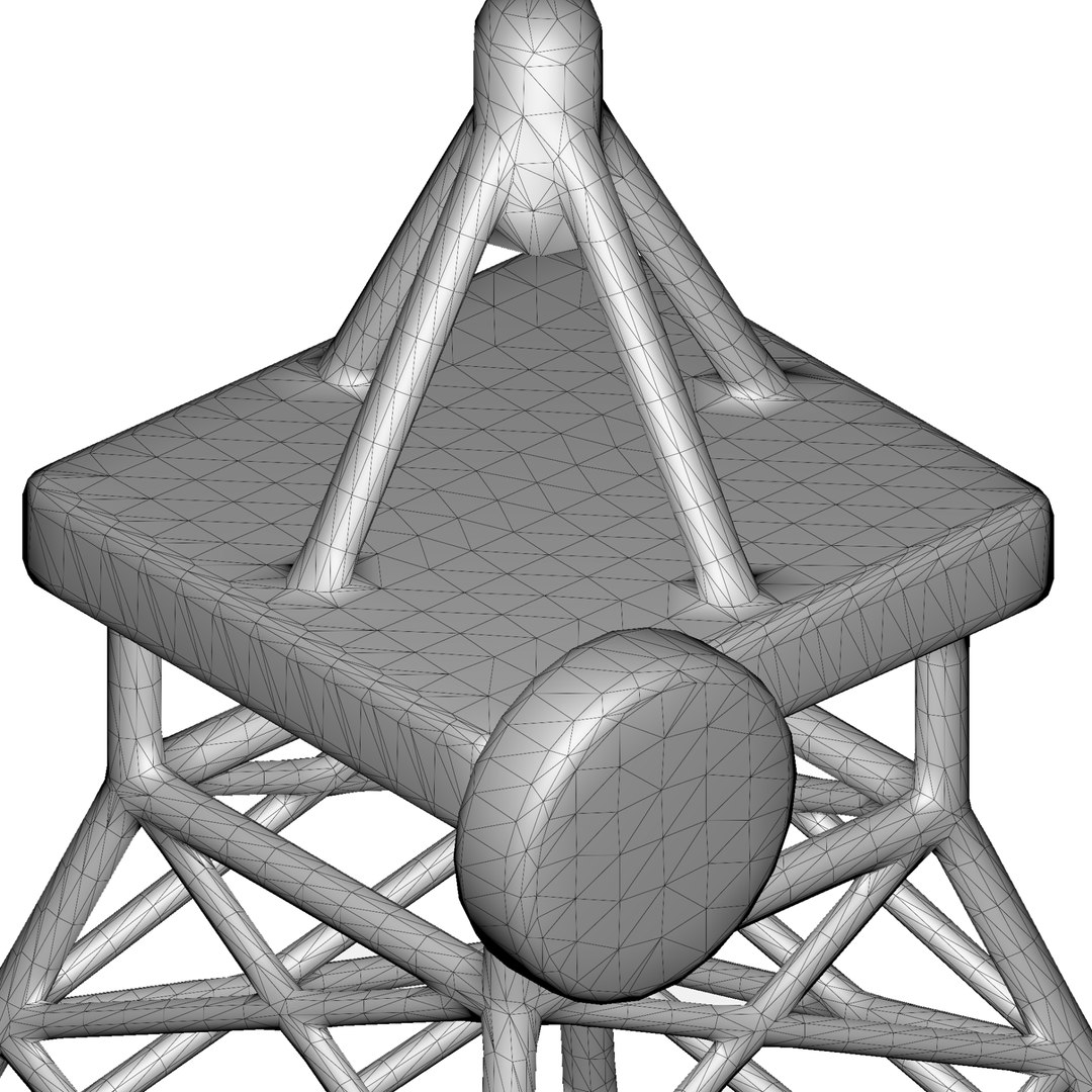 Telecom Mobile Tower 3D Model - TurboSquid 2131196