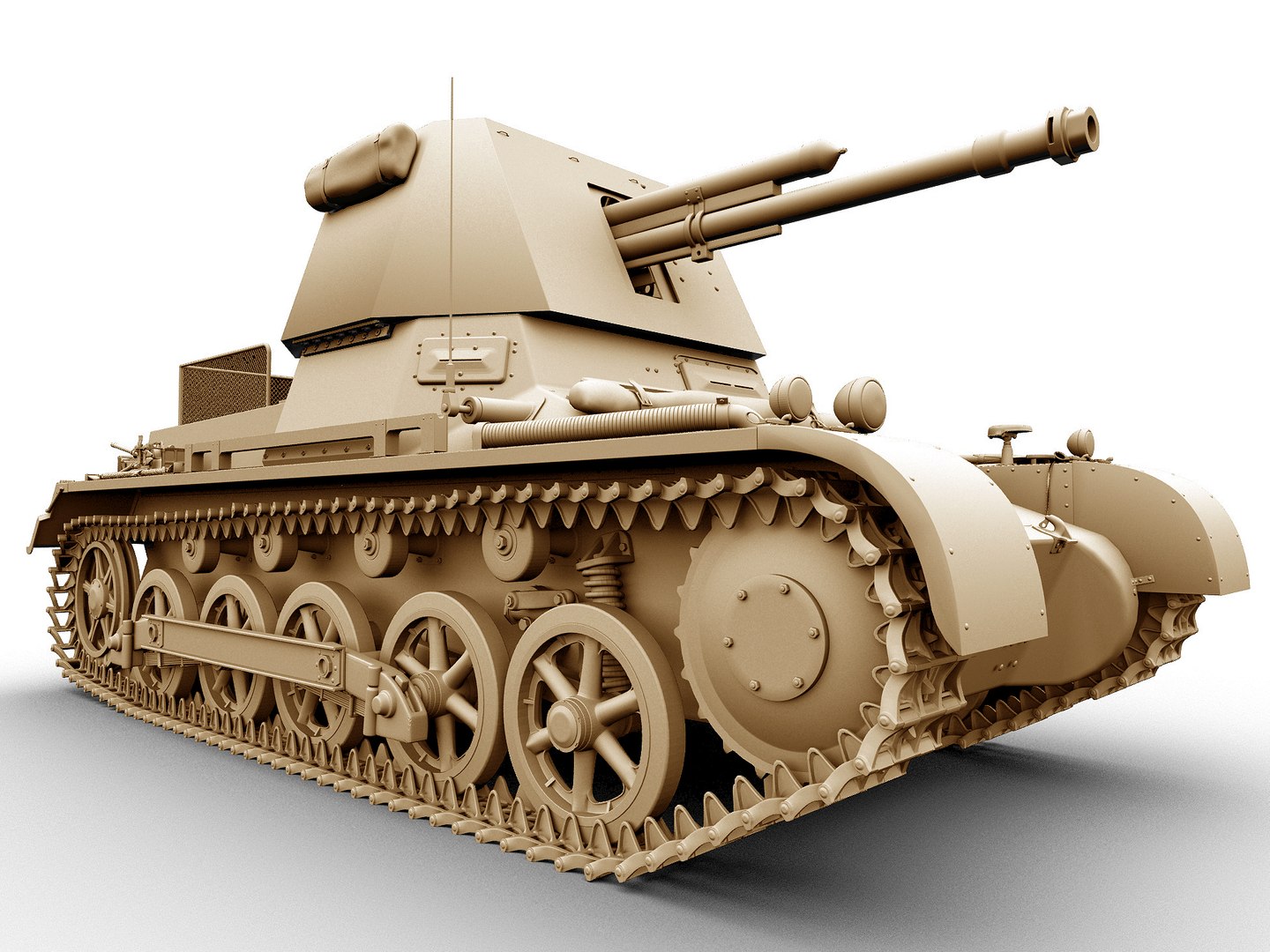 3D Panzerjager I B Model - TurboSquid 2159617