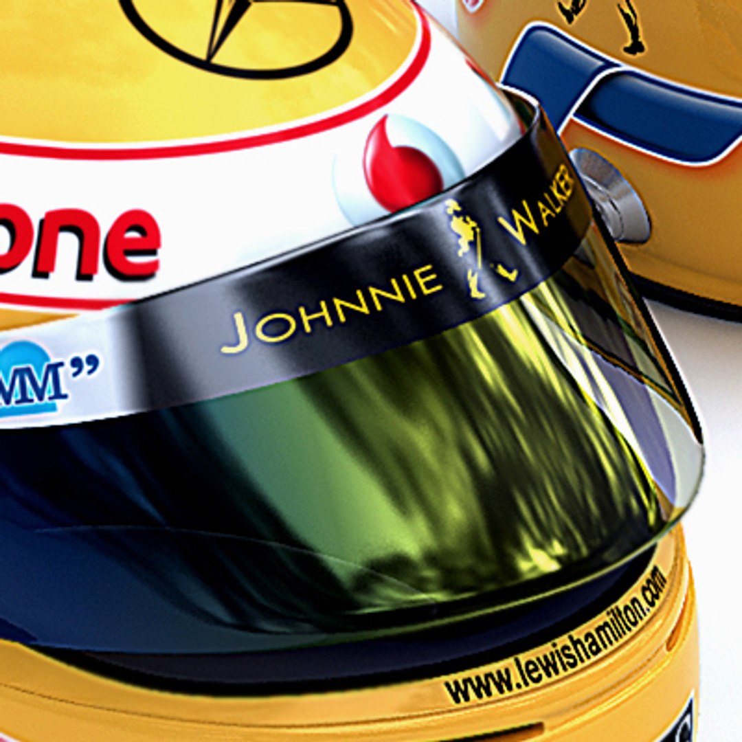 1 f1 lewis hamilton 3d model