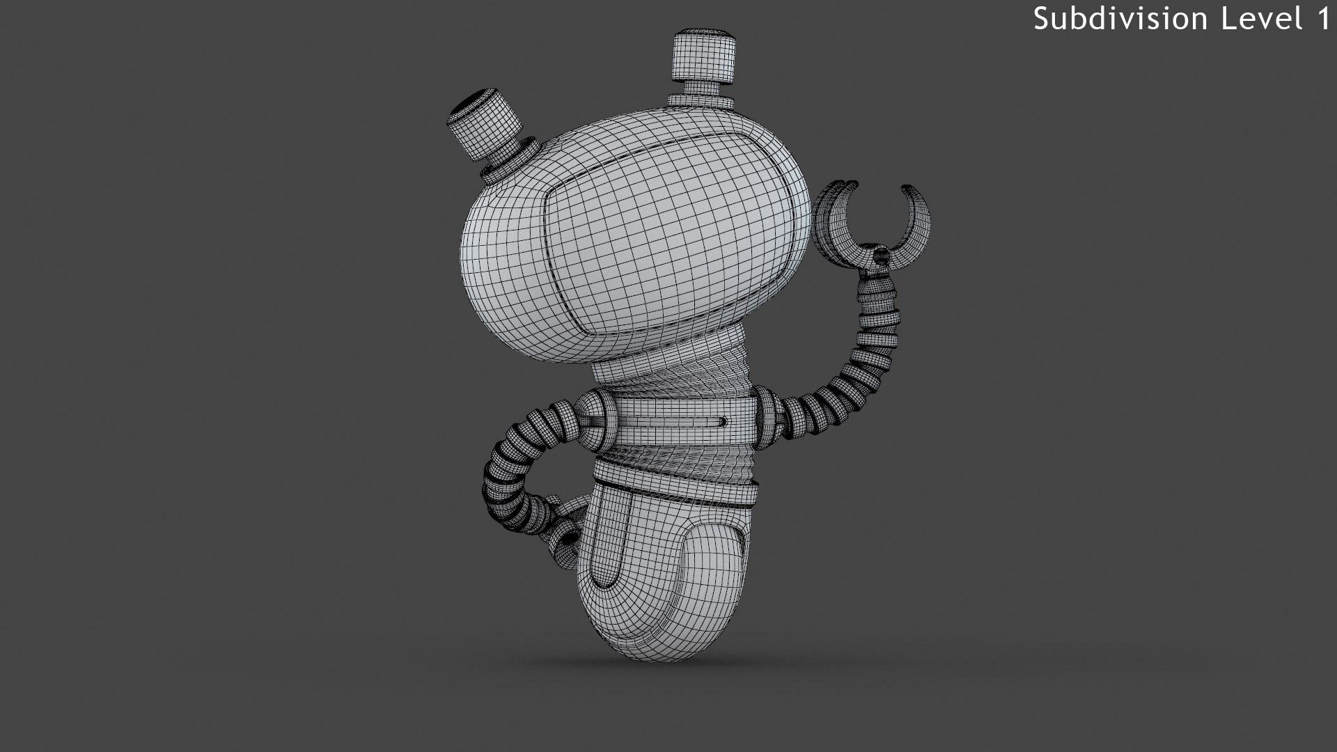 Cute Robot Rig 3D model - TurboSquid 2064860