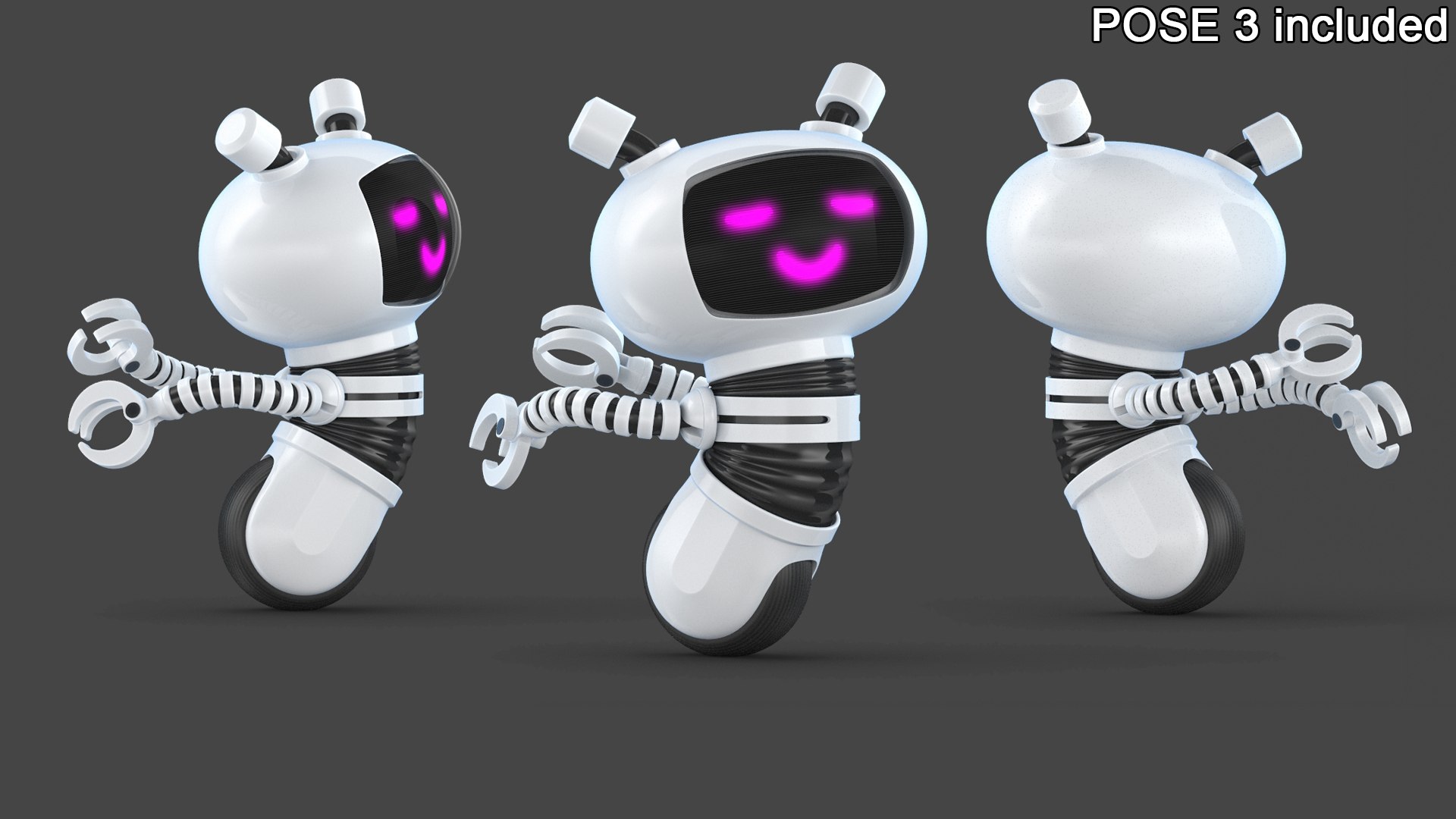 Cute Robot Rig 3D model - TurboSquid 2064860