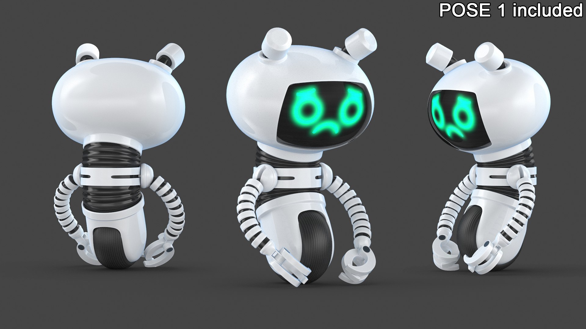 Cute Robot Rig 3D model - TurboSquid 2064860