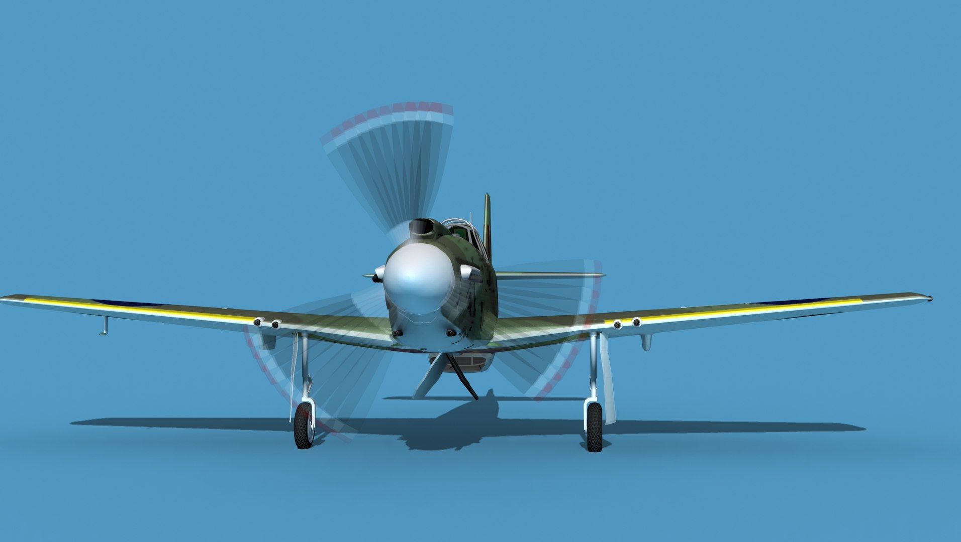 3D North American A-36A Apache V14 RAF - TurboSquid 1921993