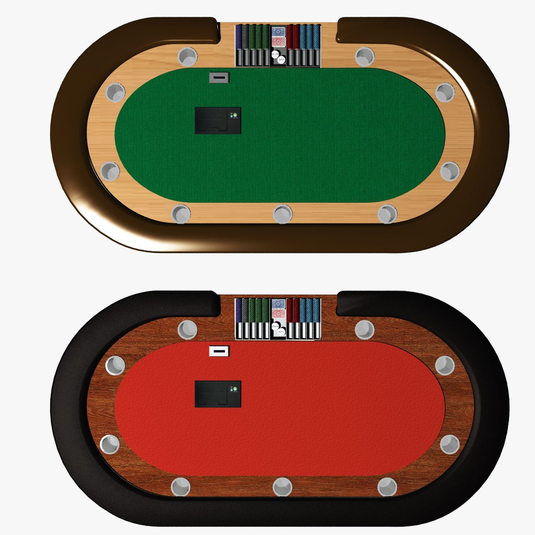 Poker Table 3D - TurboSquid 1624826