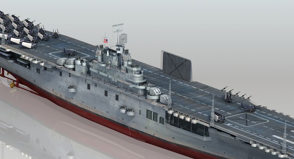 modelo 3d USS Intrepid CV-11 - TurboSquid 1412371