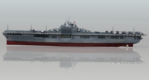 3D uss intrepid cv-11 cv model - TurboSquid 1412371