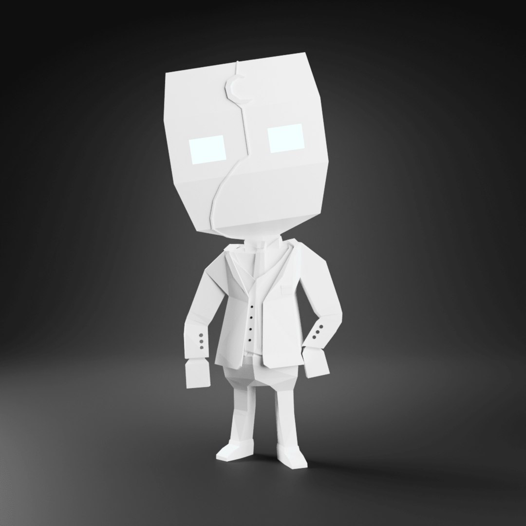 Mr Kight Low Poly Rigged 3D Model 3D - TurboSquid 1955914