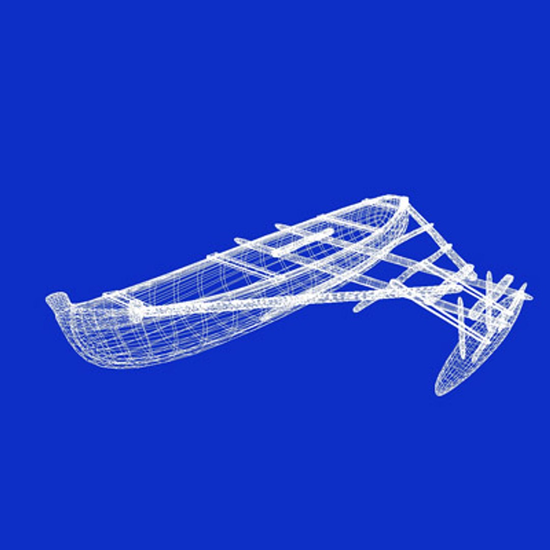 3d Model Dugout Canoe