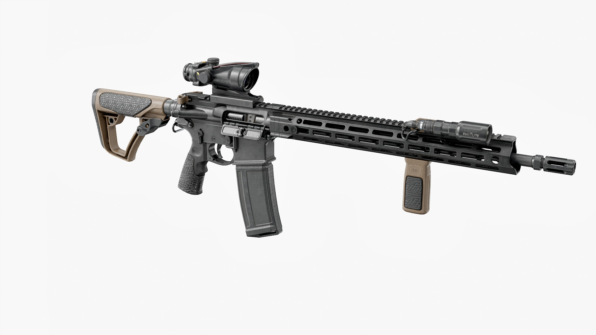 3D Daniel Defense DDM4 Assault Rifle Model - TurboSquid 2198992