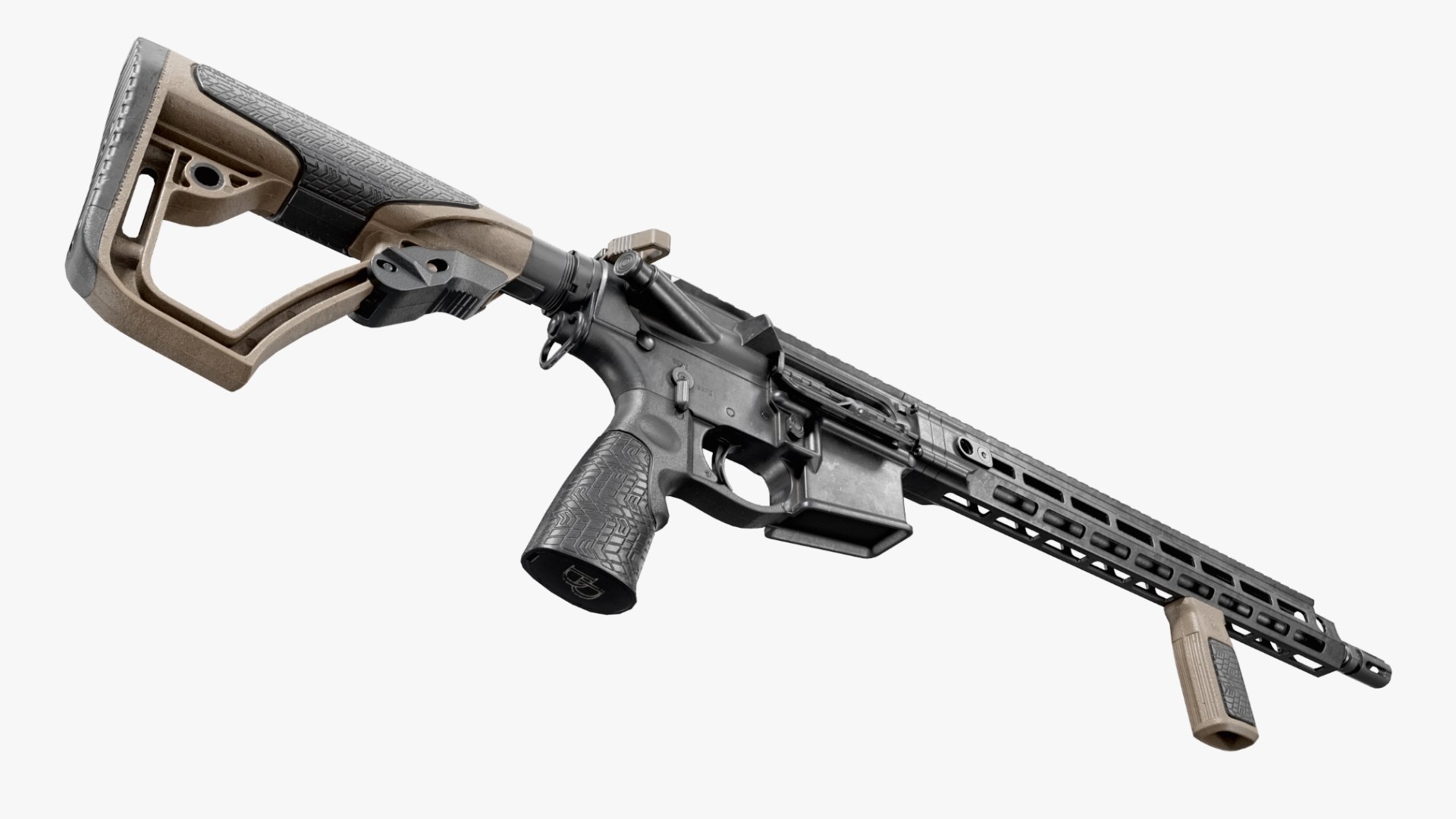 3D Daniel Defense DDM4 Assault Rifle Model - TurboSquid 2198992