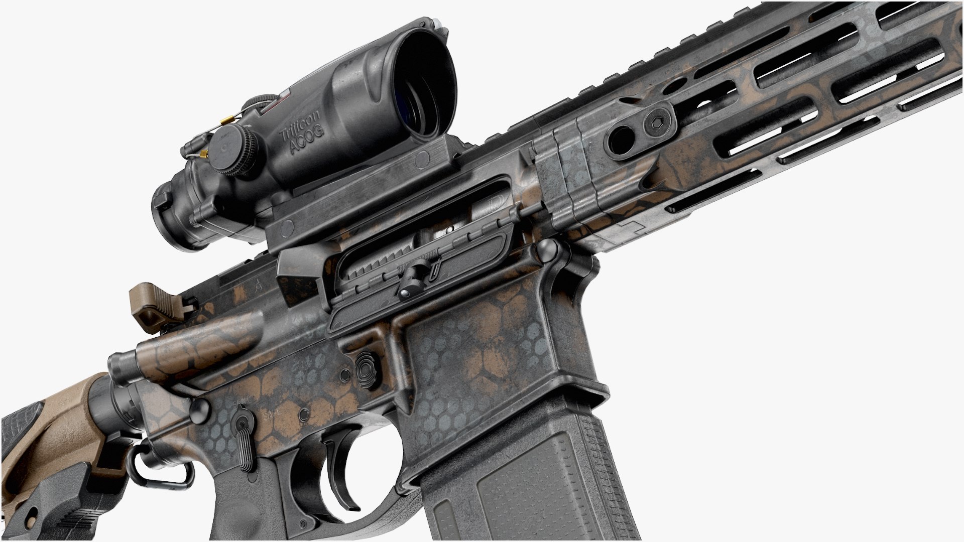 3D Daniel Defense DDM4 Assault Rifle Model - TurboSquid 2198992