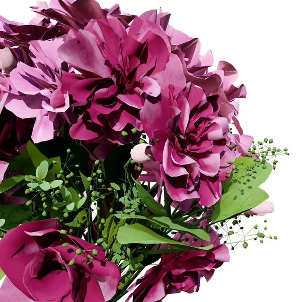 modelo 3d Activo de ramo de flores realista - TurboSquid 2260450