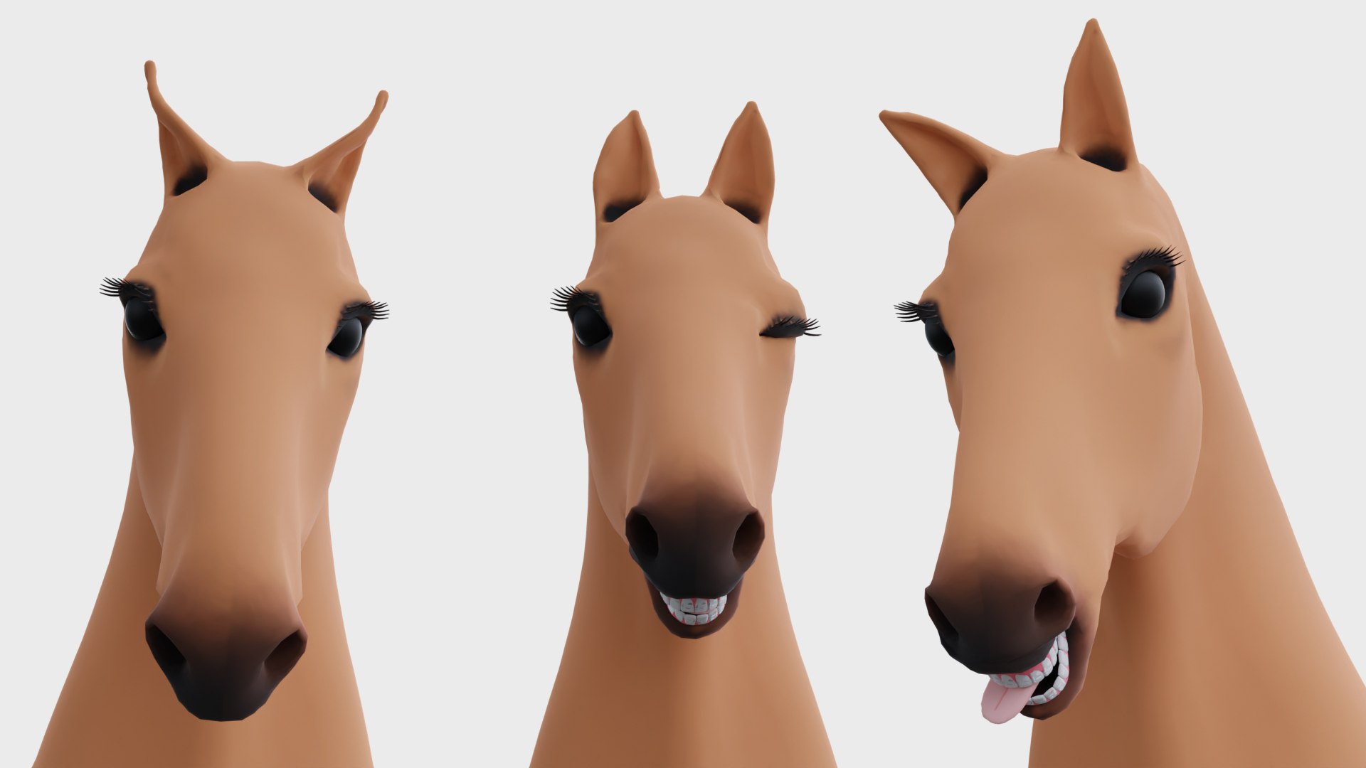 Horse Animated 3D Model - TurboSquid 2245491