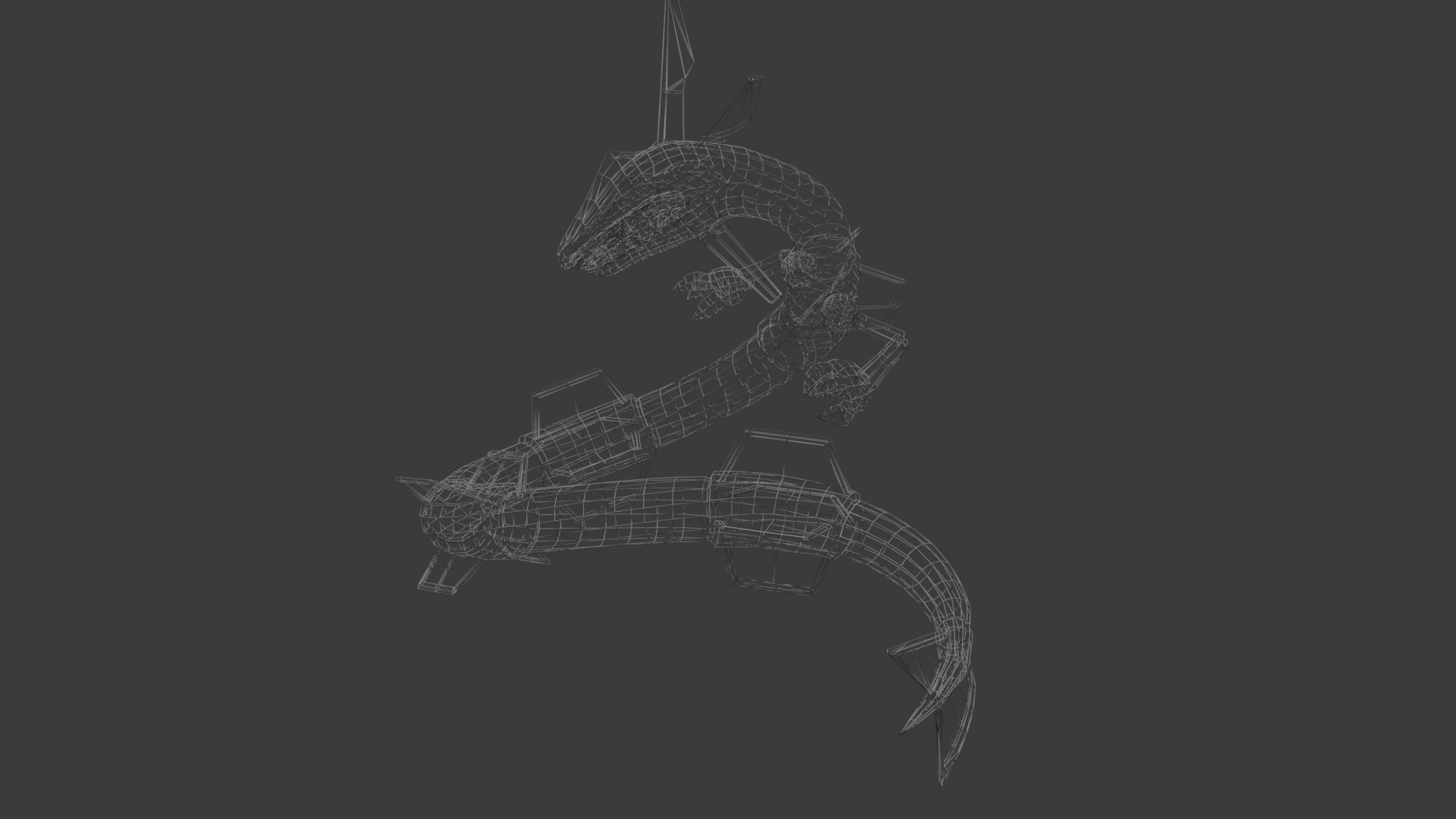 3D RayquazaAnimated - TurboSquid 2351395