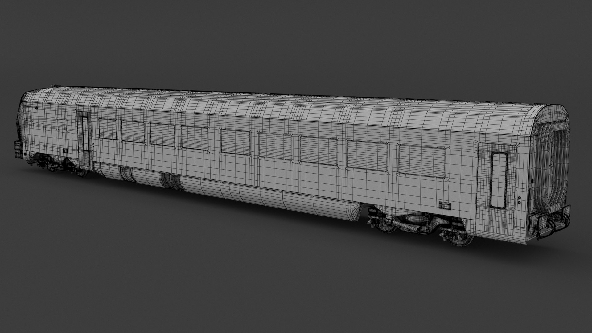 3D Model Passenger Train OBB Nightjet Collection 4 - TurboSquid 2227487
