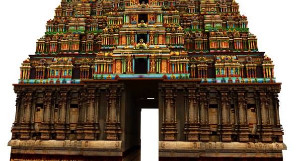 3D temple - TurboSquid 1469626