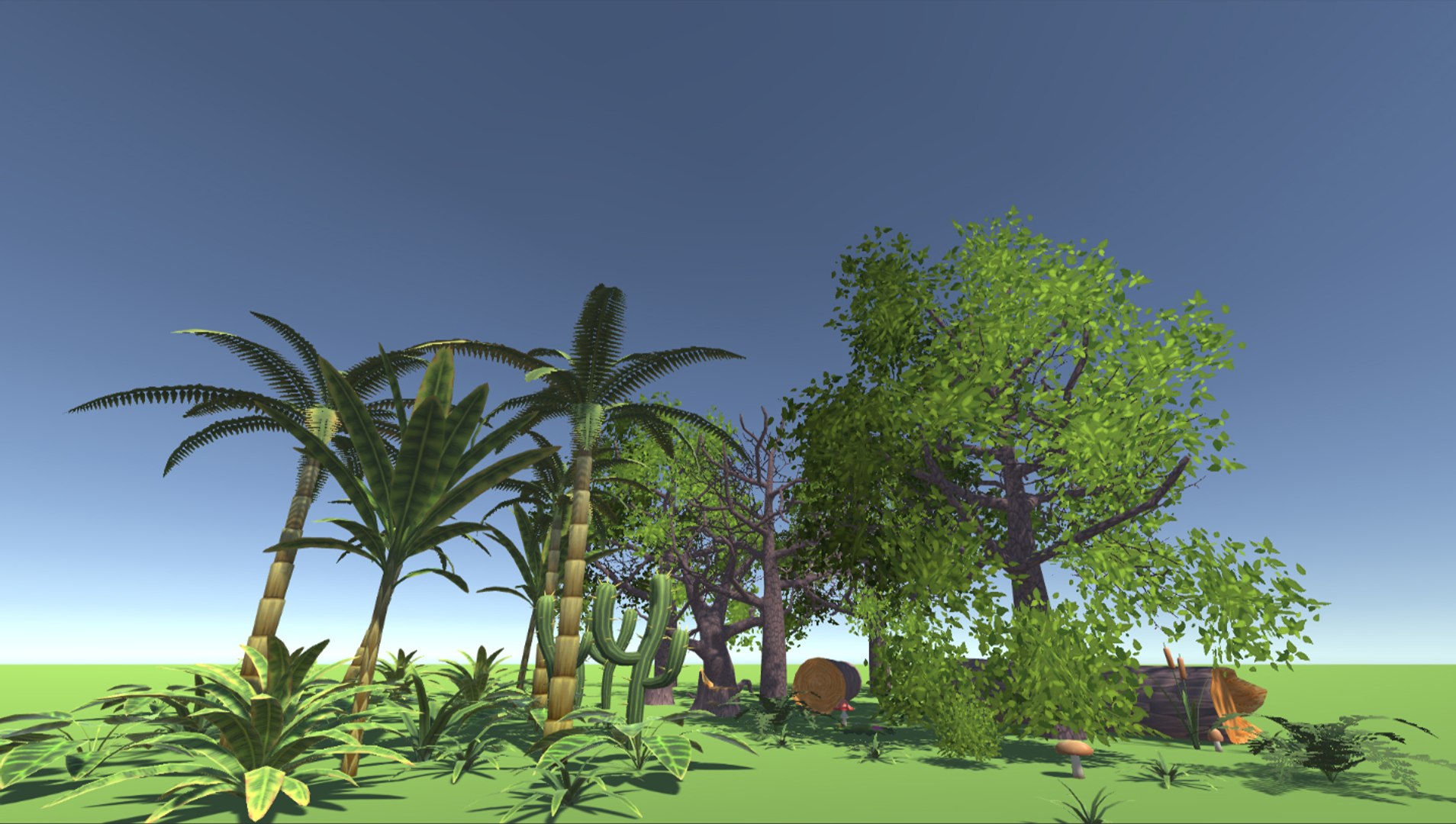 Vegetation Handpainted Trees Bushes 3D Model - TurboSquid 1393544