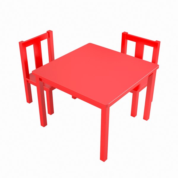 3d kids table model