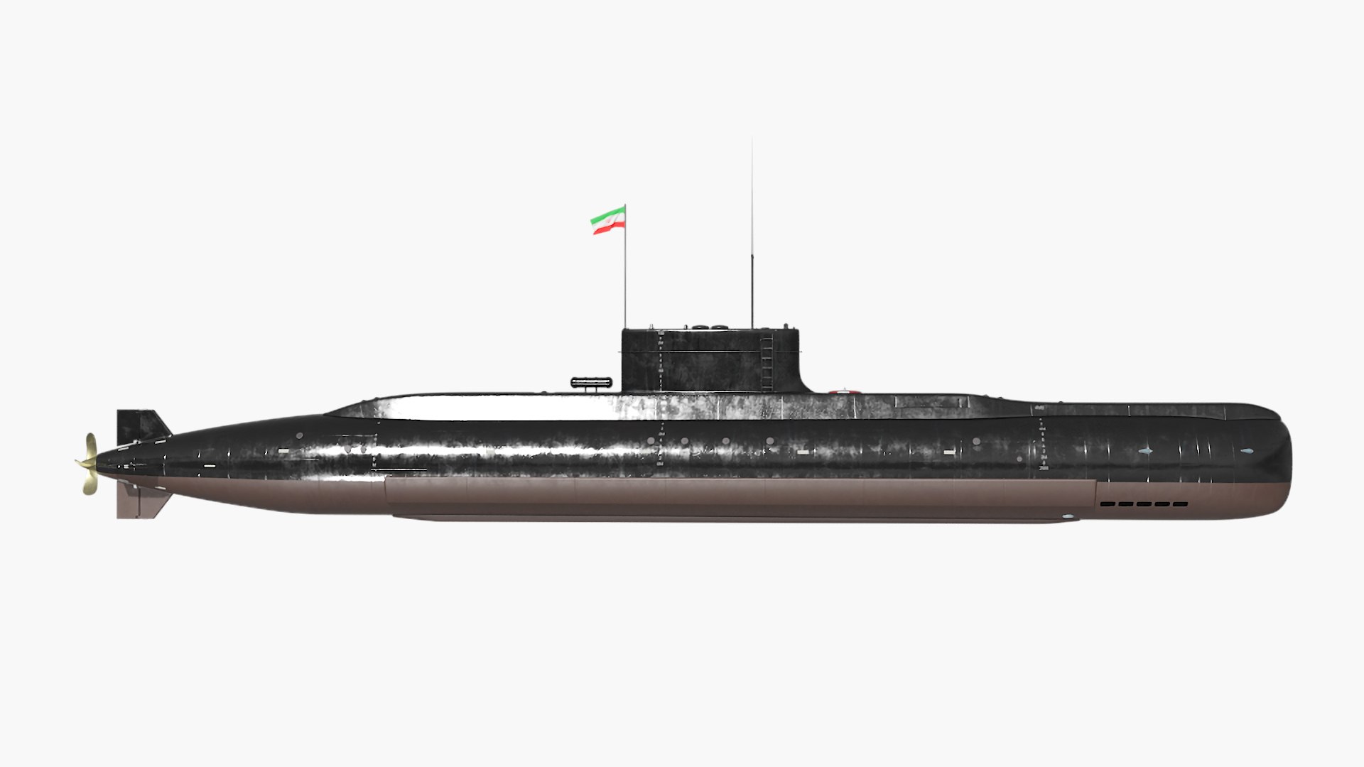 Iranian Fateh Semi Heavy Submarine Rigged 3D - TurboSquid 2302334