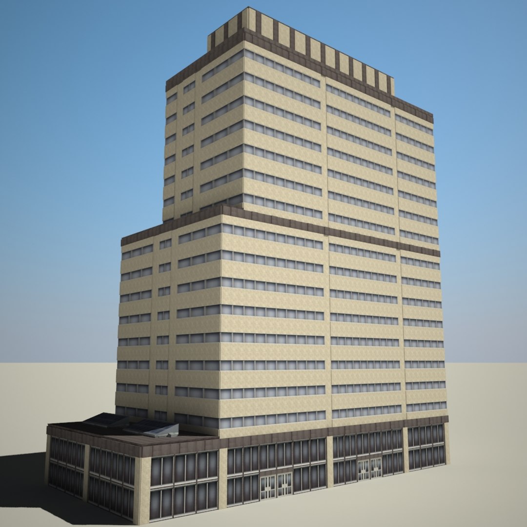 3d model city building