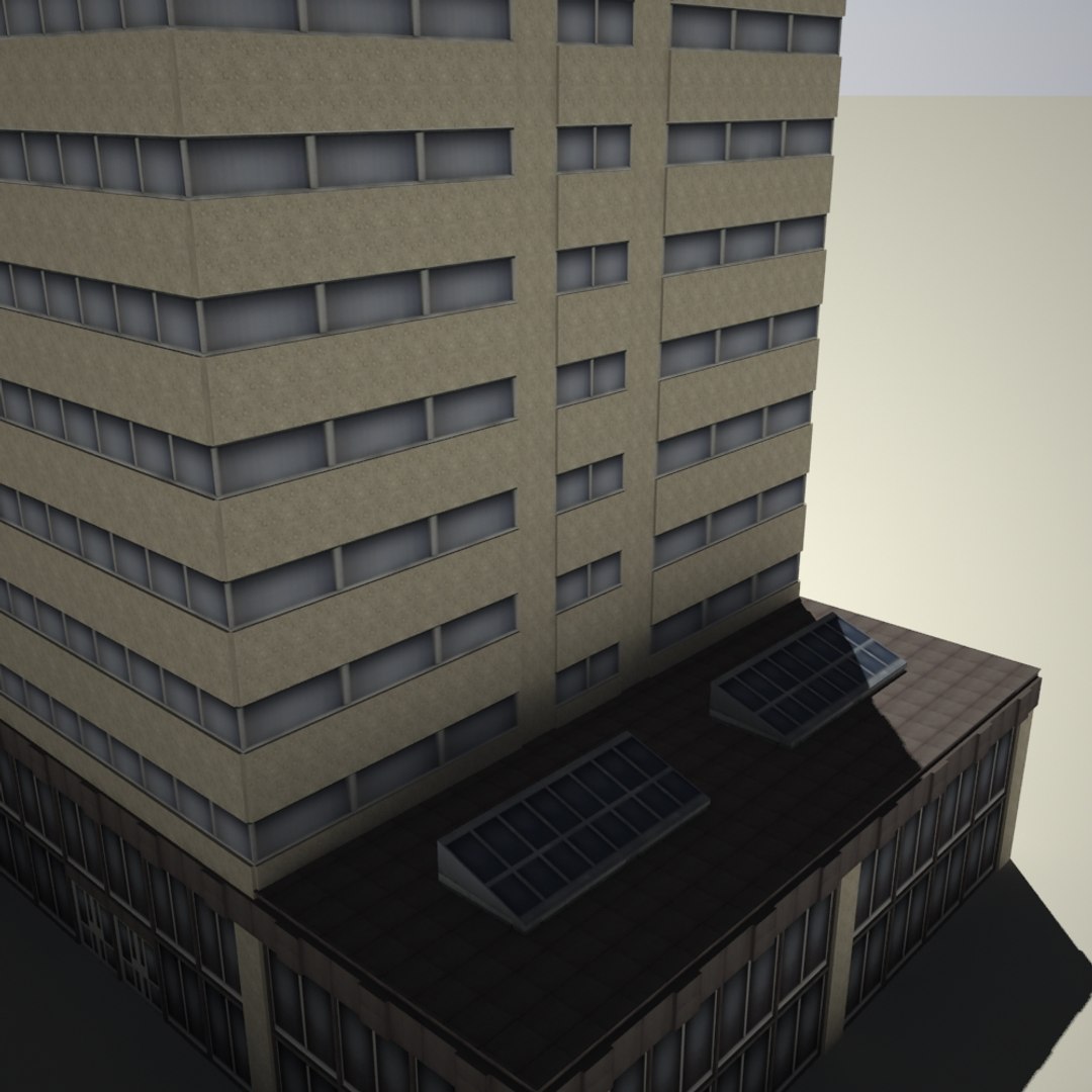 3d model city building