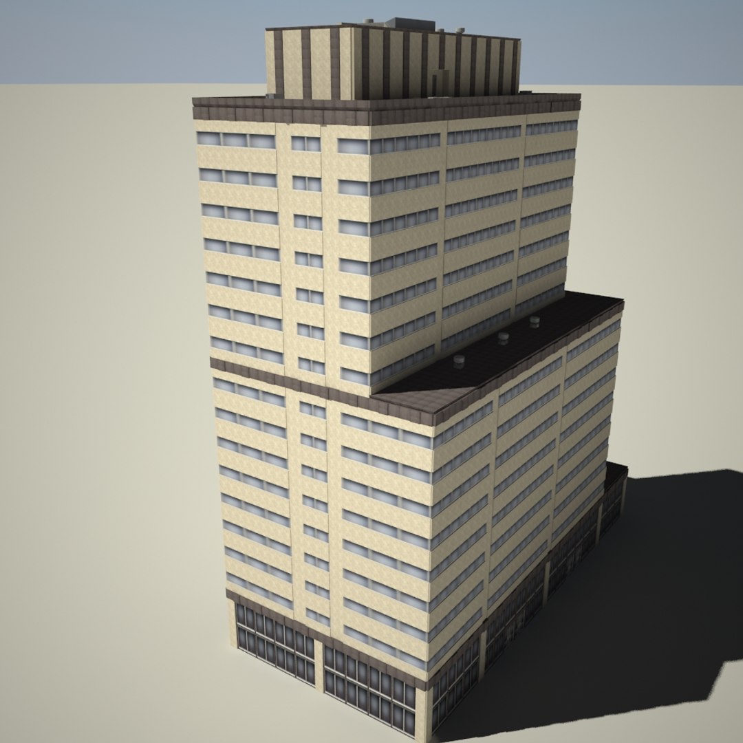 3d model city building