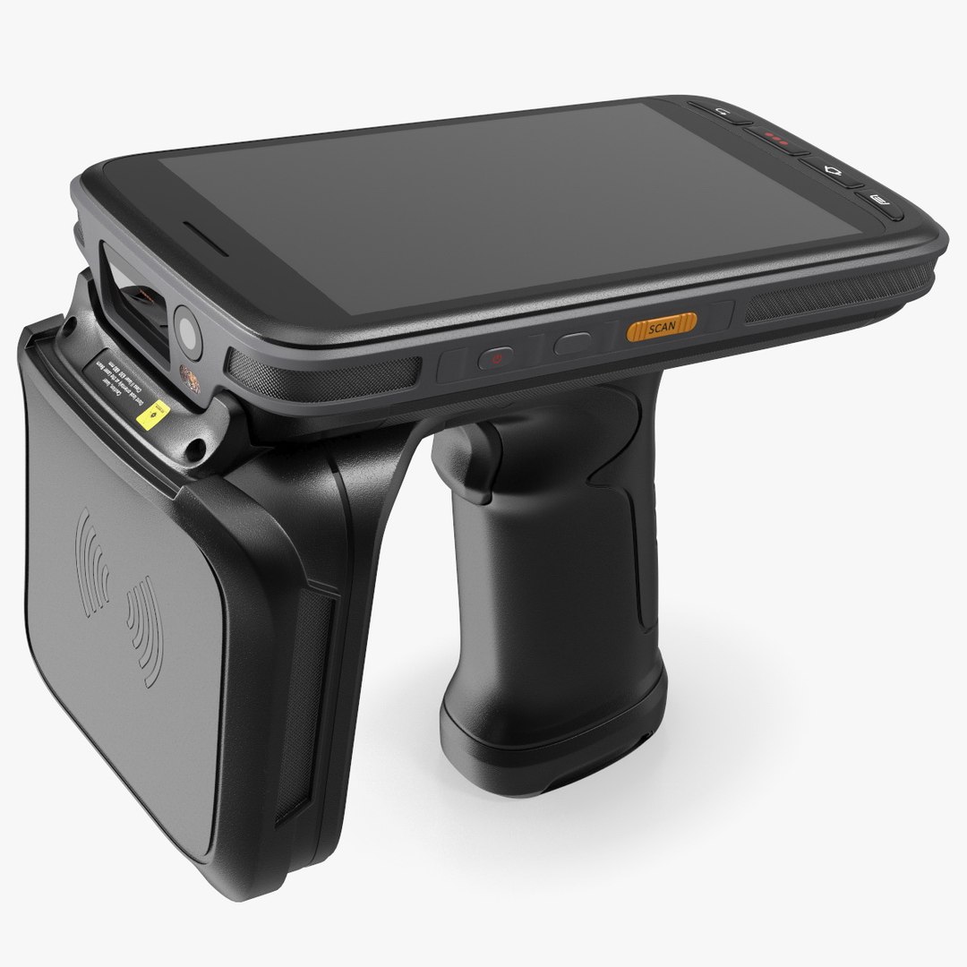 Chainway Wireless Barcode Reader 3D model - TurboSquid 2058160