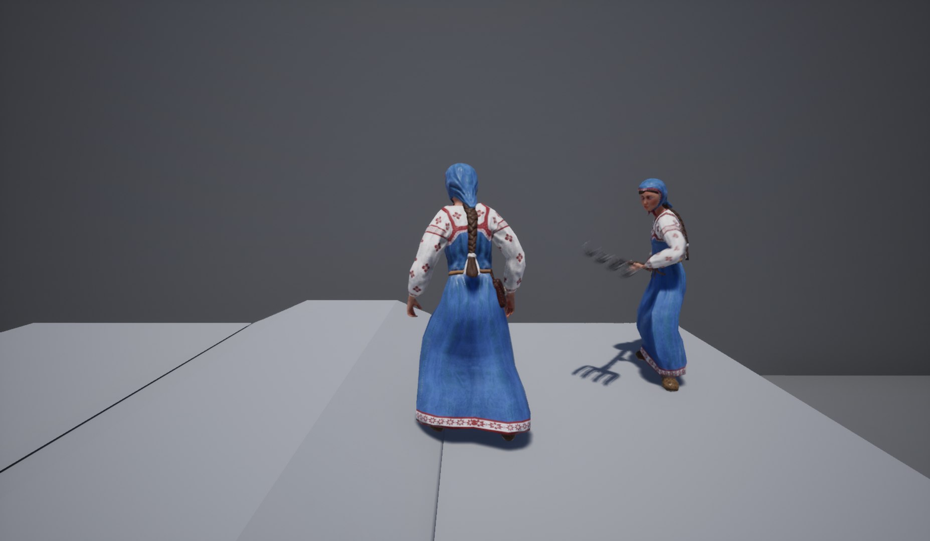 3D peasant villager woman character - TurboSquid 1340881